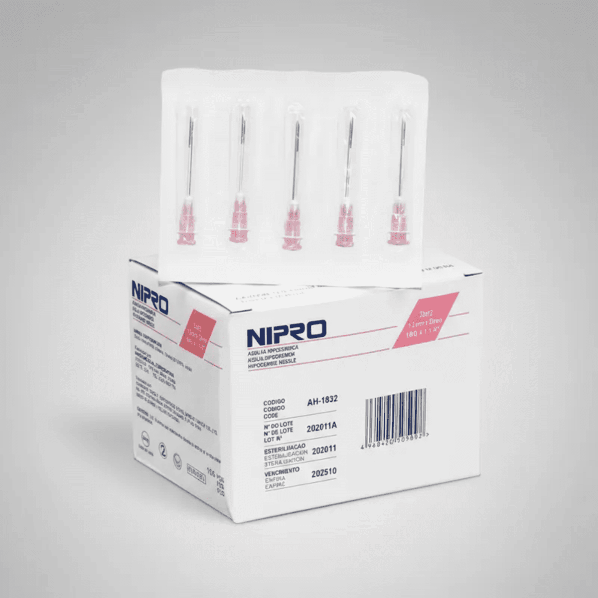 AGUJA HIPODÉRMICA 18G X 1-1/2" NIPRO CAJA 100 UNIDADES - FYG ...