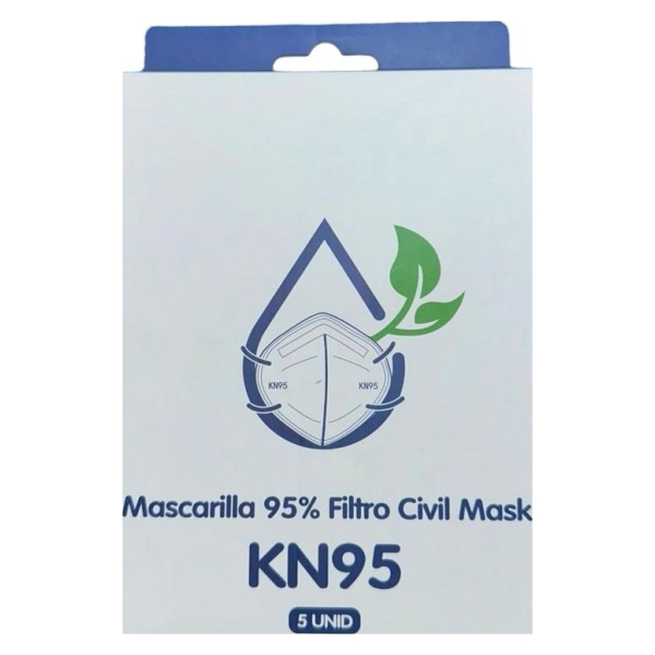 MASCARILLA KN95 CAJA 5 UNIDADES - FYG Suministros y Soluciones