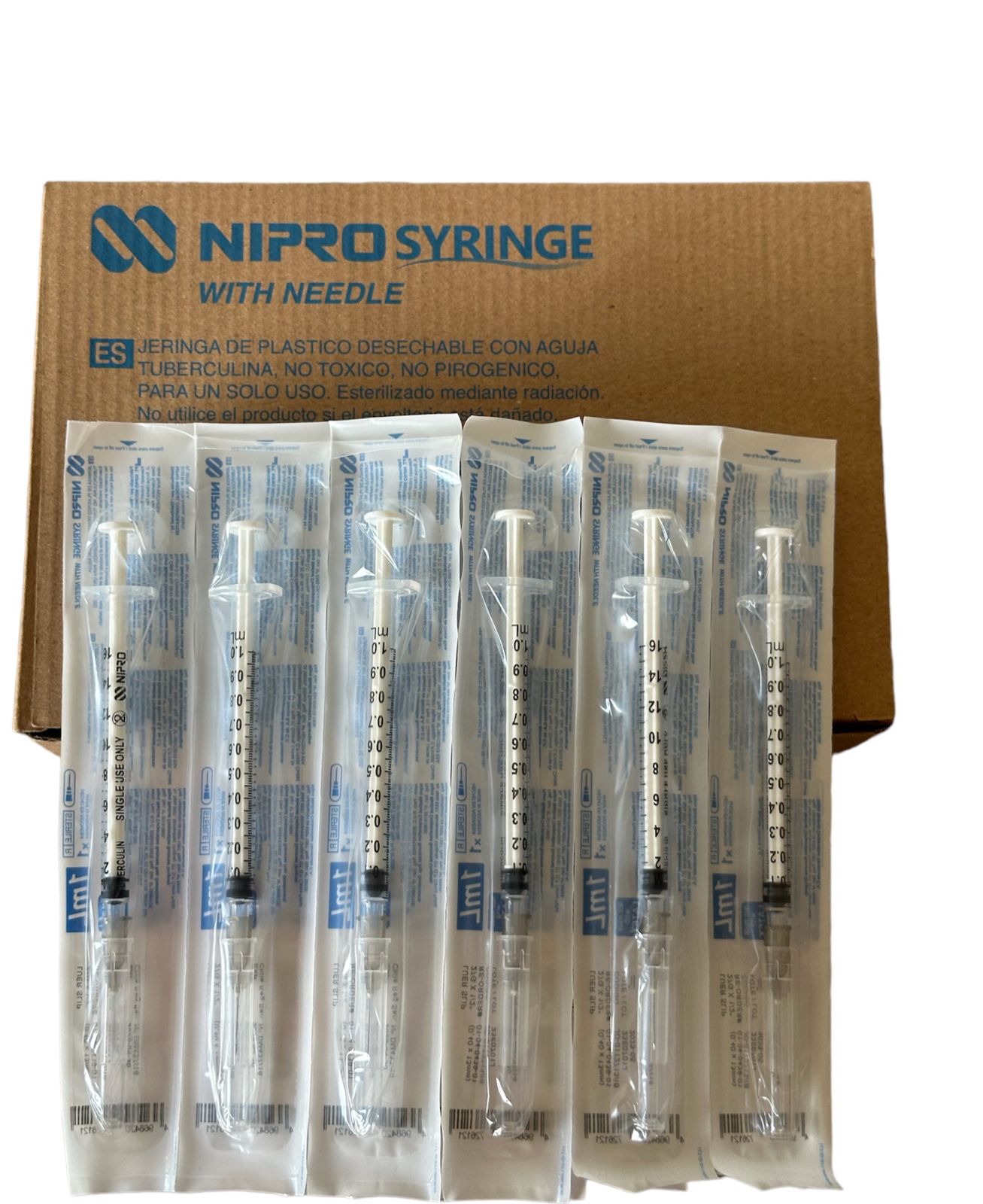 JERINGA TUBERCULINA 1ML LUER SLIP 27G X 1/2" NIPRO - CAJA 100 UNIDADES - FYG Suministros y ...